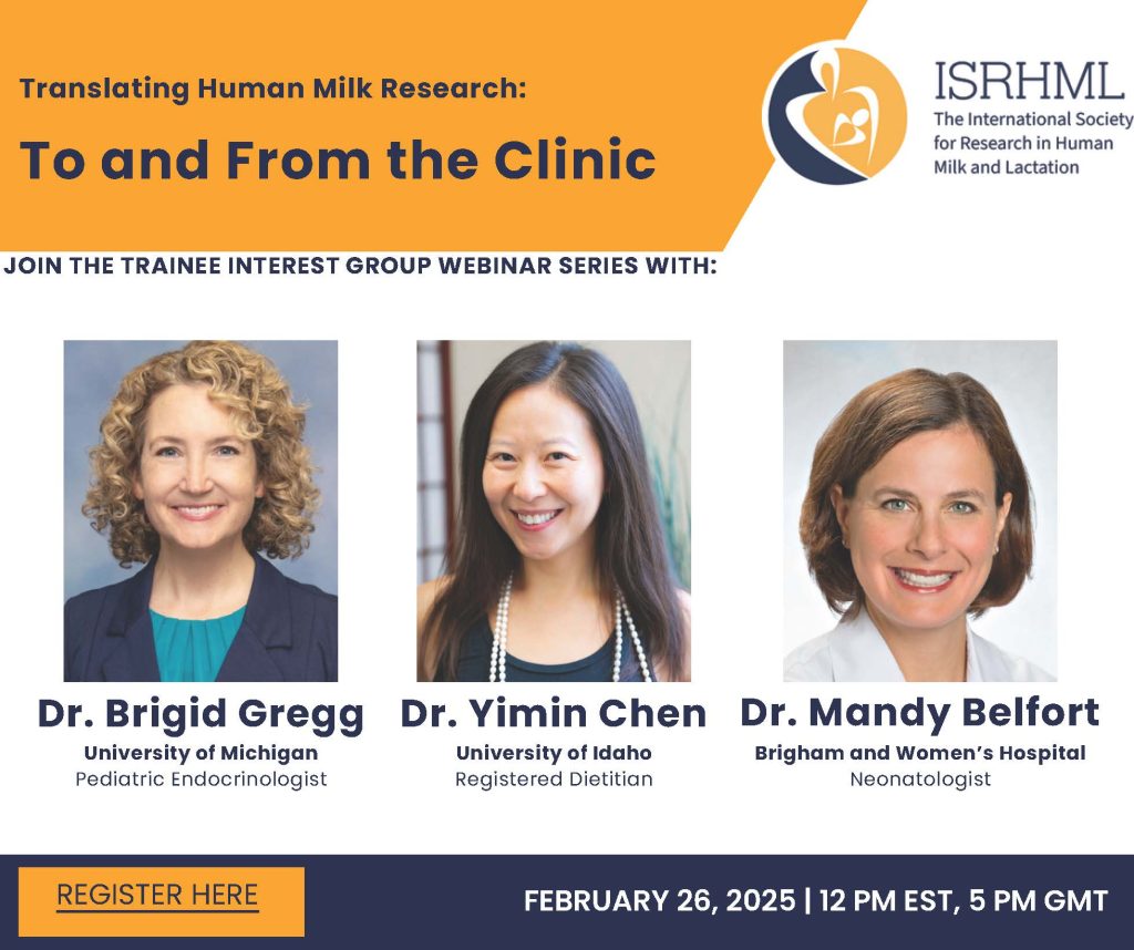 ISRHML – The International Society for Research in Human Milk and Lactation